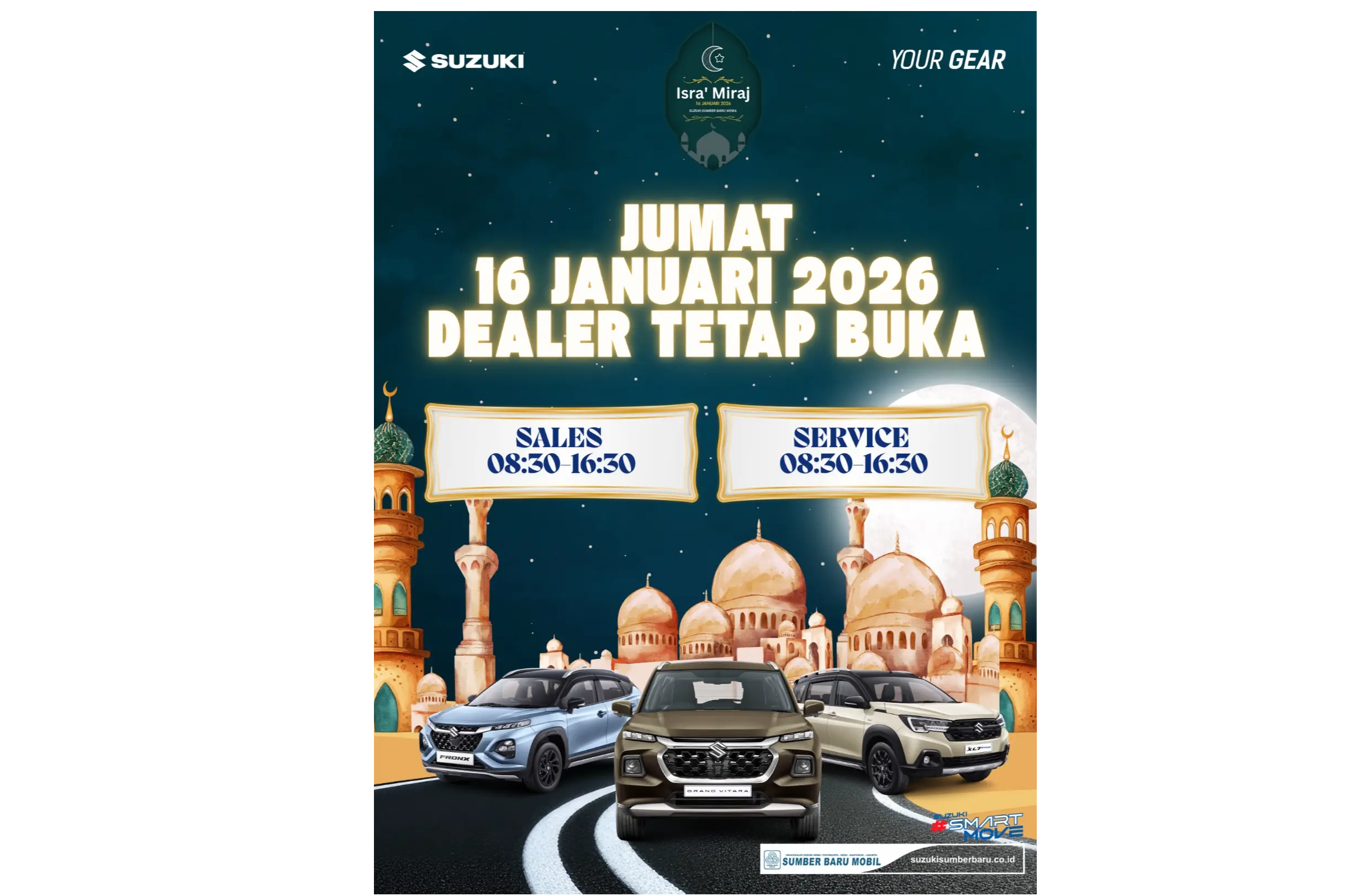 Momen Isra Miraj 2026: Suzuki Wates Tetap Siaga Layani Kebutuhan ...